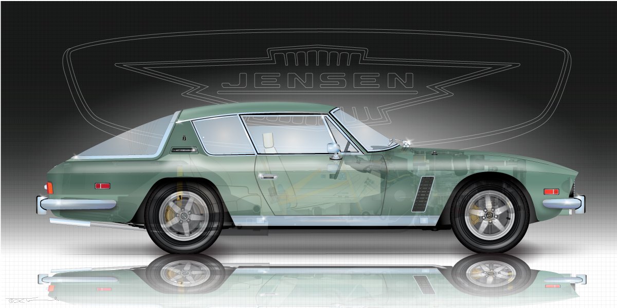 Jensen Interceptor - David Townsend Automotive Fine Art
