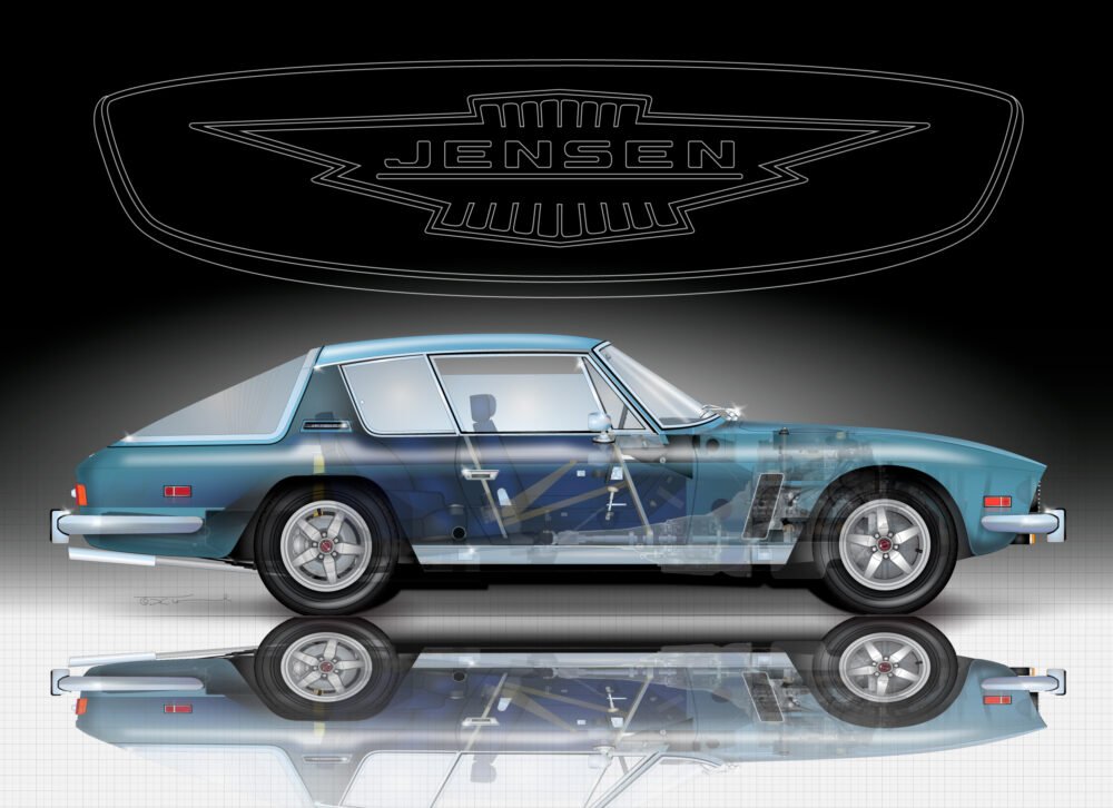 Jensen Interceptor - David Townsend Automotive Fine Art