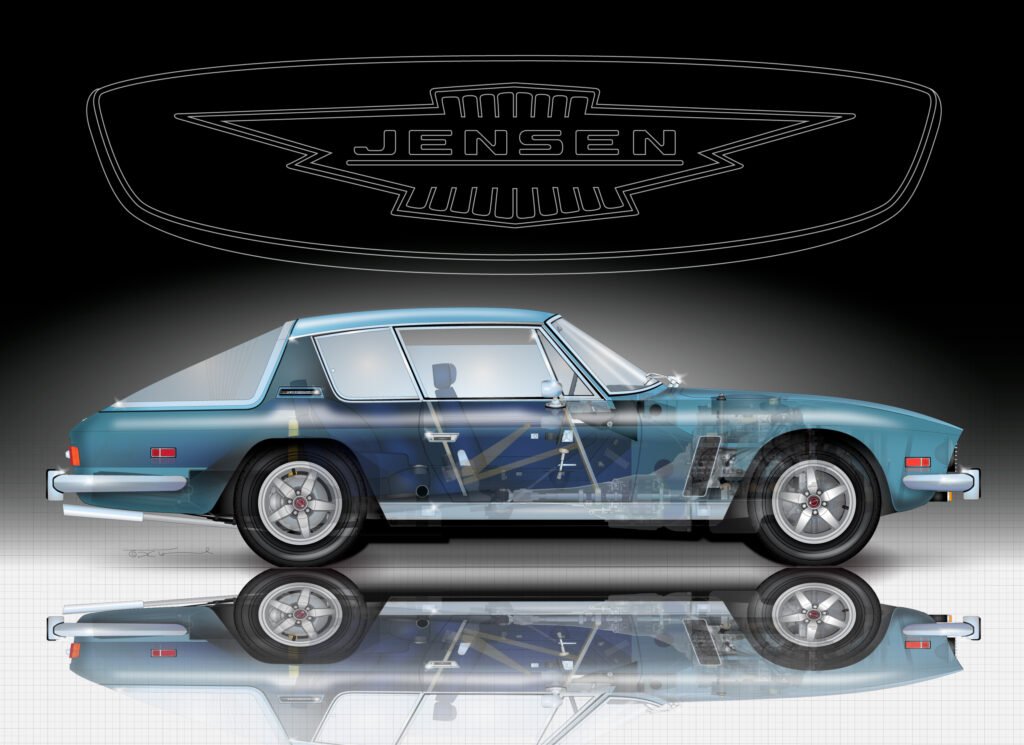 Jensen Interceptor - David Townsend Automotive Fine Art