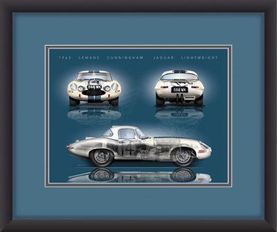 Competition Colors Cunningham Jaguar Lightweight Prints - David ...