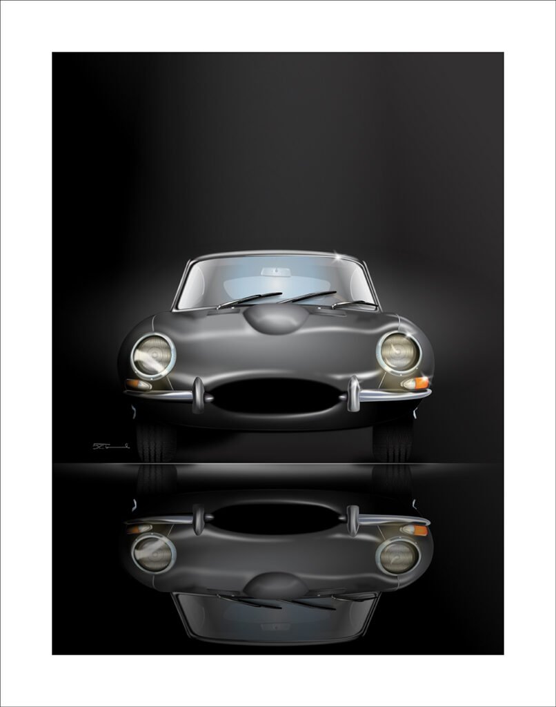 Jaguar E-Type - David Townsend Automotive Fine Art